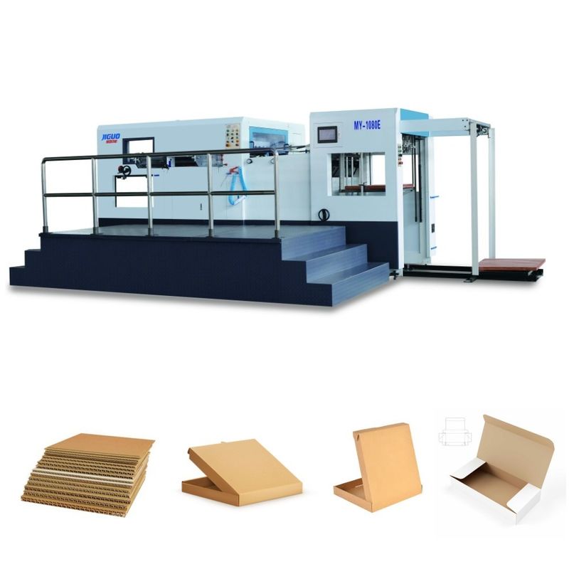 Cardboard Corrugated Paper Automatic Die Cutting Machine MY-1080E 1080 ...