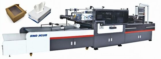 JIGUO Automatic Window Patching Machine Universal Type For Packaging Boxes