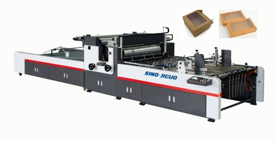 JIGUO Automatic Window Patching Machine Universal Type For Packaging Boxes